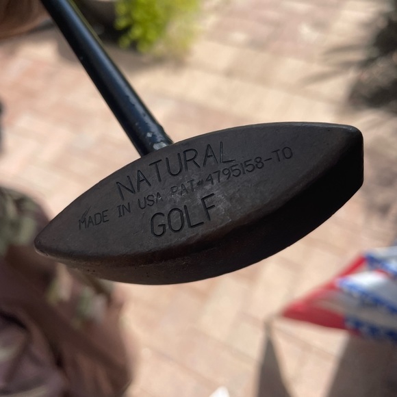 natural golf | Accessories | Natural Golf Rare Vintage Golf Putter 35 ...